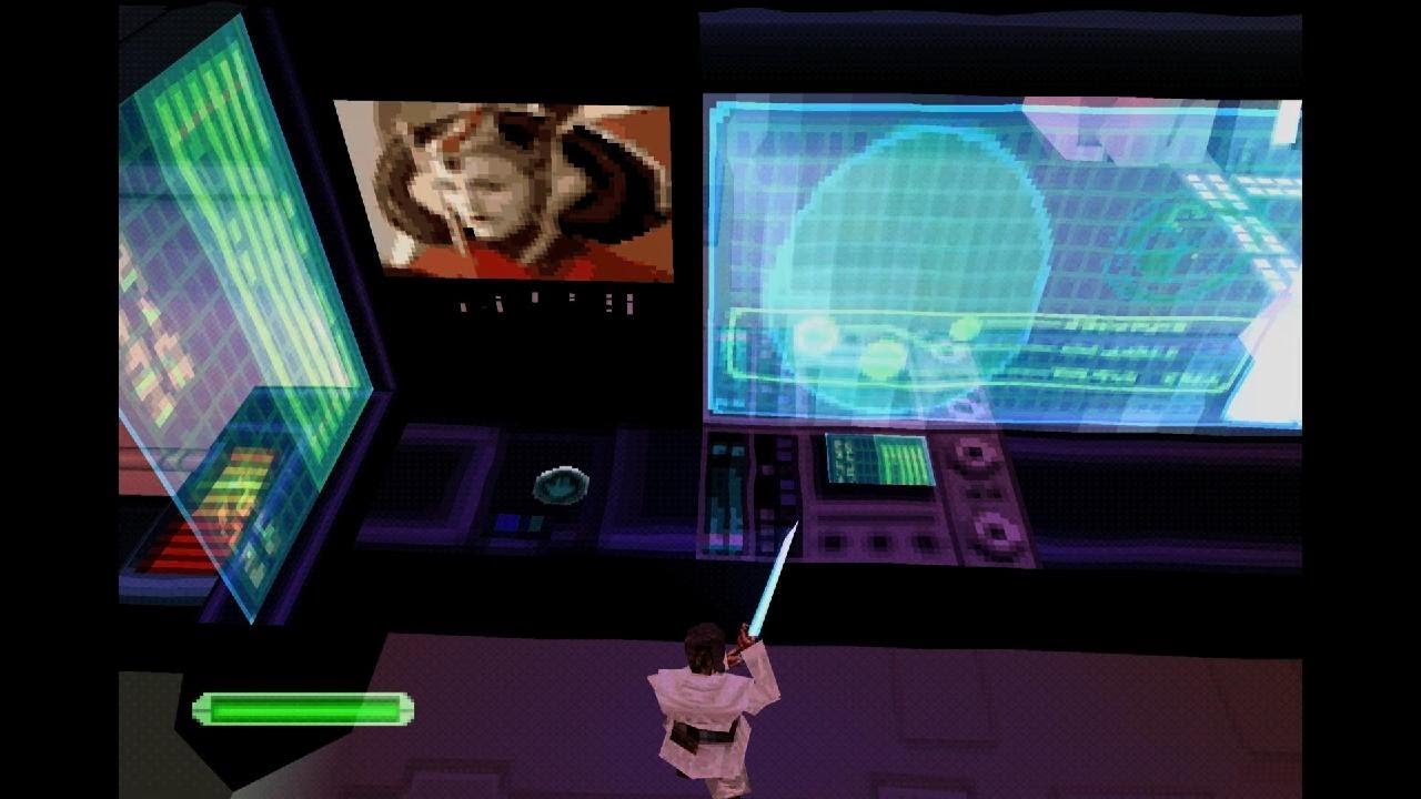 STAR WARS Episode I - The Phantom Menace PS1 on PS5 Gameplay opening ...
