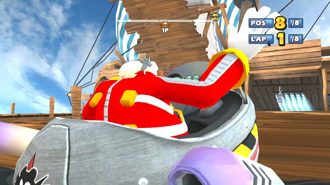 EGGMAN Monkey Target 8 Laps Expert (Request) Sonic & Sega All-Stars ...