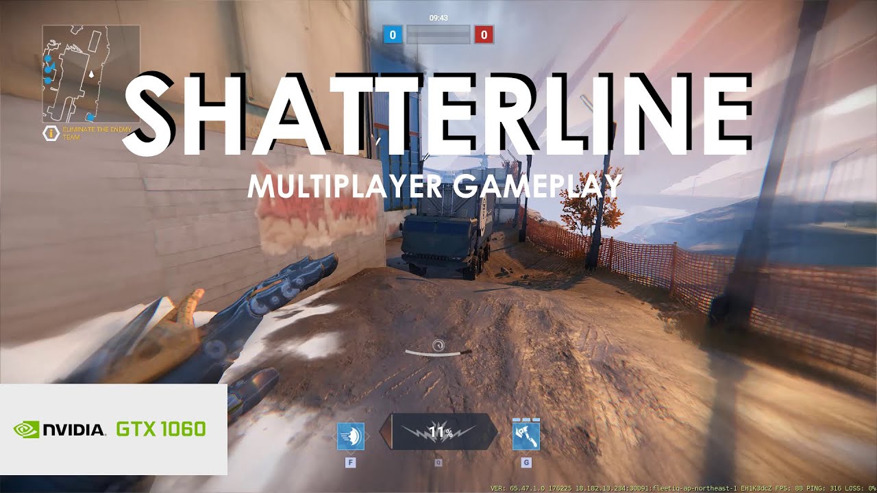 Shatterline Multiplayer Gameplay on Nvidia GTX 1060, i5 7500, 20GB RAM ...