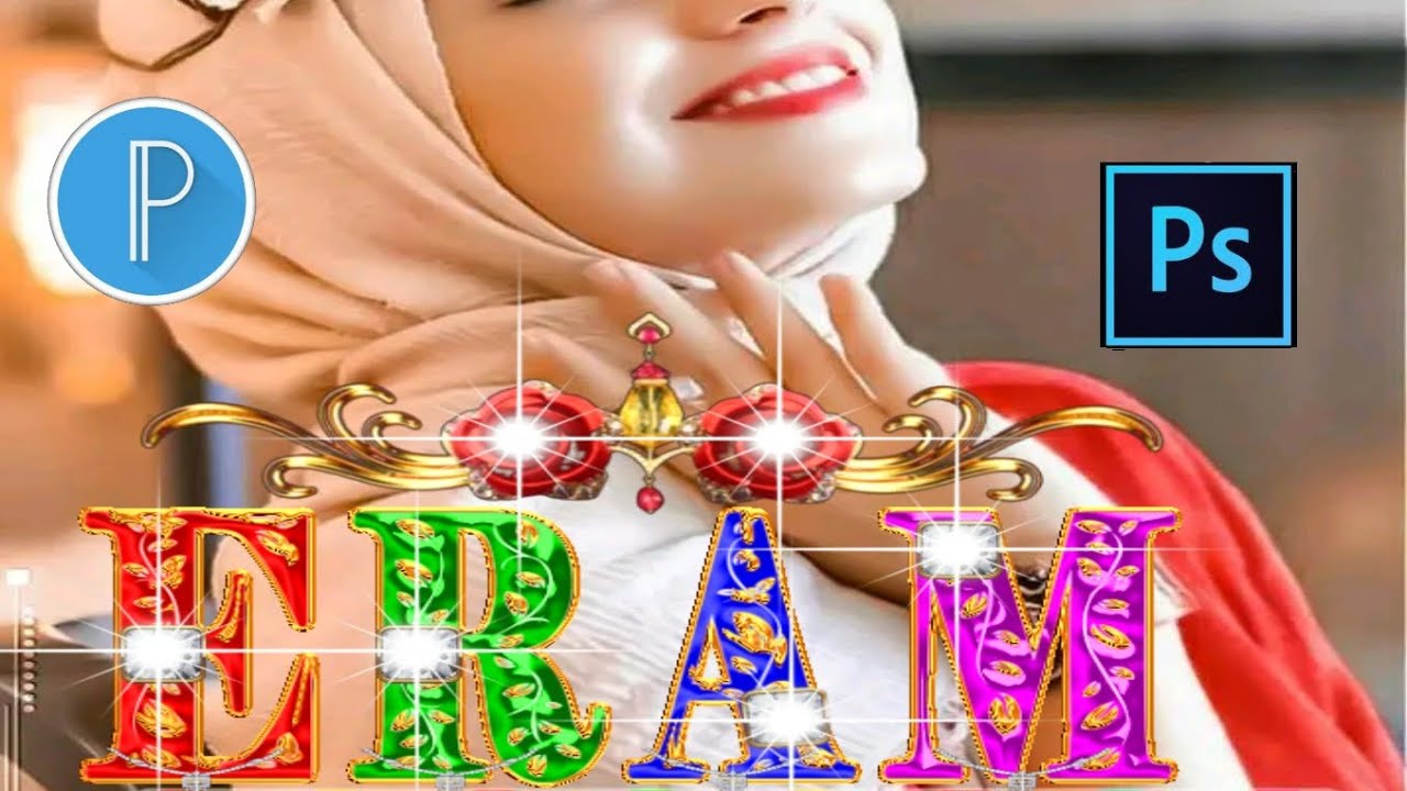 How to Make styles #ramzan Dp glass font Editing glass font By Ps Cc ...