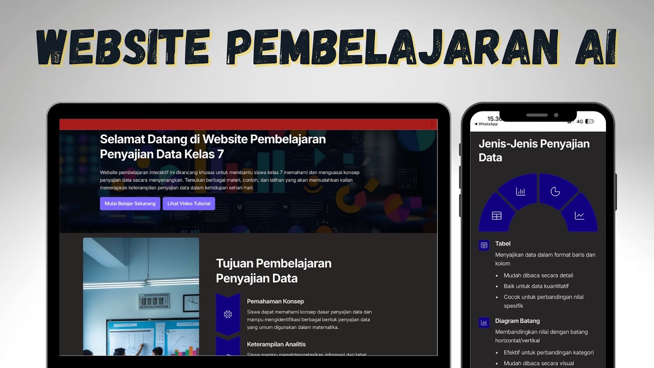 Membuat Website Pembelajaran Profesioanal dengan AI - YouTube