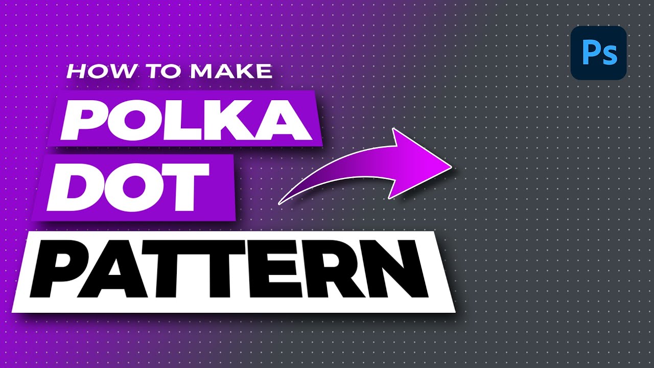 How to Create Dot Pattern in Adobe Photoshop - YouTube