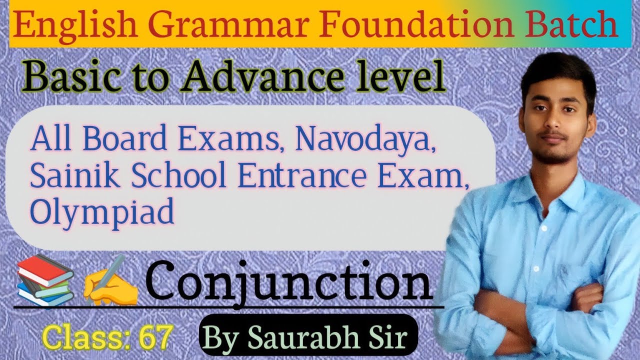 Conjunction Introduction|| Kinds of Conjunction|| Class:67|| - YouTube