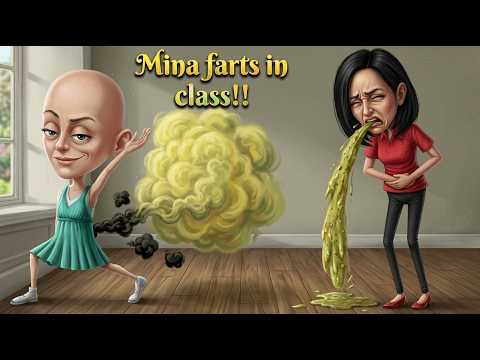 Mina farts in class!! - Learn English with Movies | Basic English