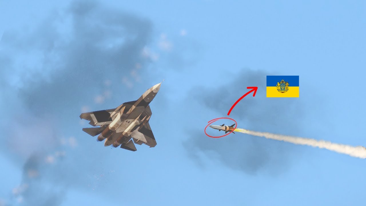 Ukrainian Anti-Aircraft Tank Missile successfully shoots down Russian ...