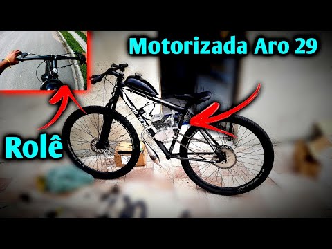 A BICICLETA MOTORIZADA ARO 29 FICOU PRONTA - COMO EU MONTEI? - EDU026 ...