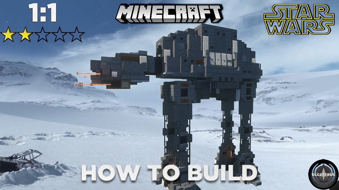 Imperial AT-AT Walker | Minecraft Star Wars Tutorial - YouTube