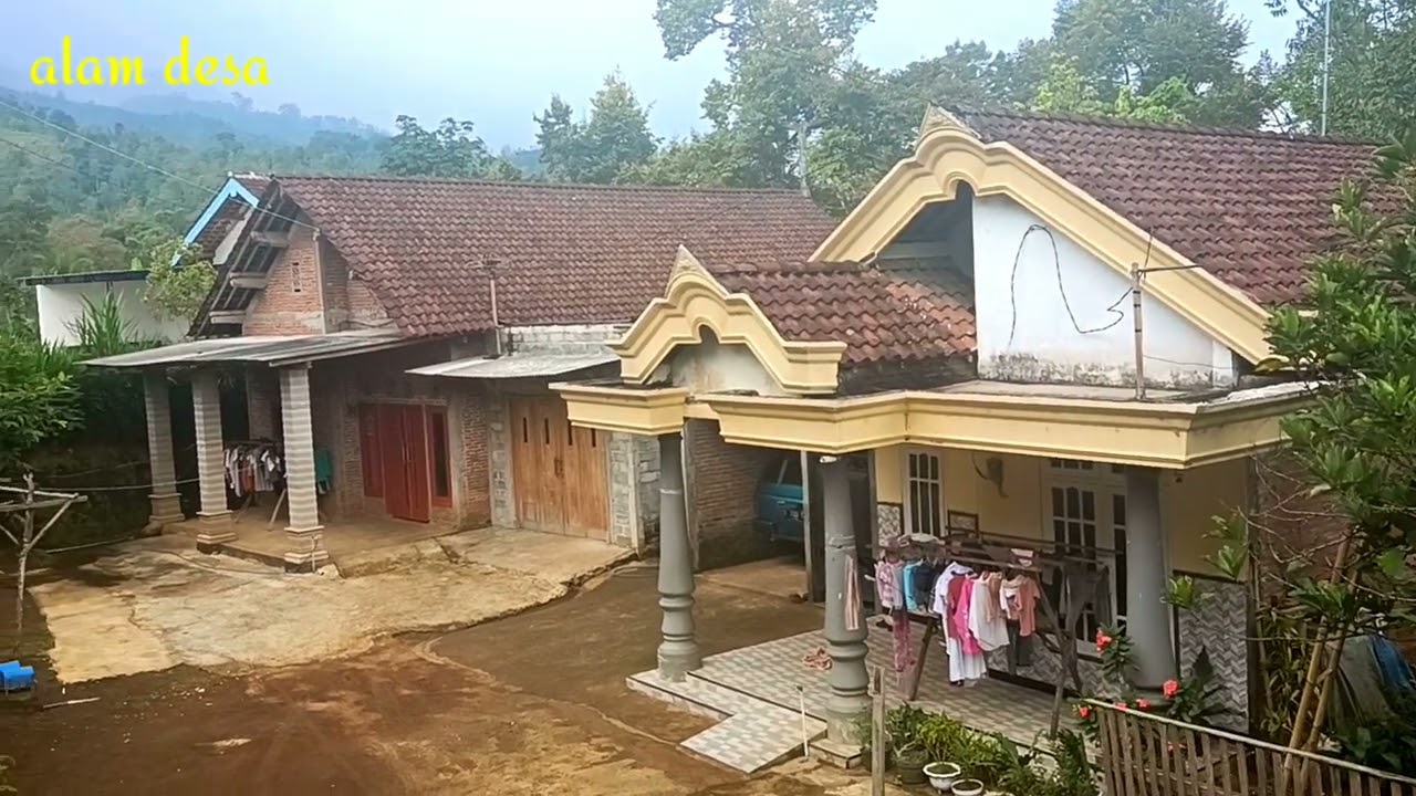 suasana indah alam pegunungan wonosalam, kampung yg tentram suasana ...