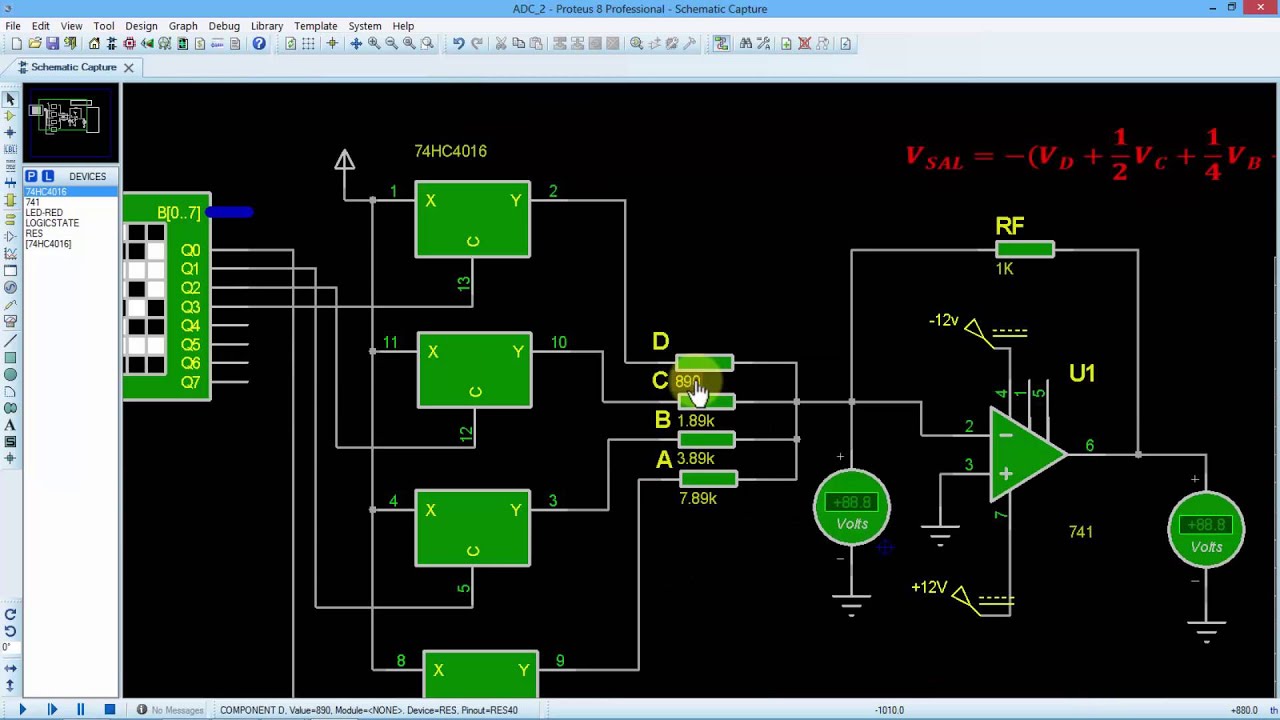 4 CIRCUITO DAC CON SW 4016 - YouTube