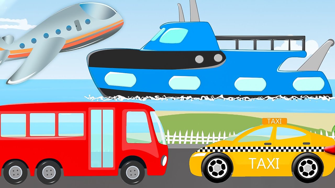Learn Public Transport + More Educational Vehicle Videos for Children ...