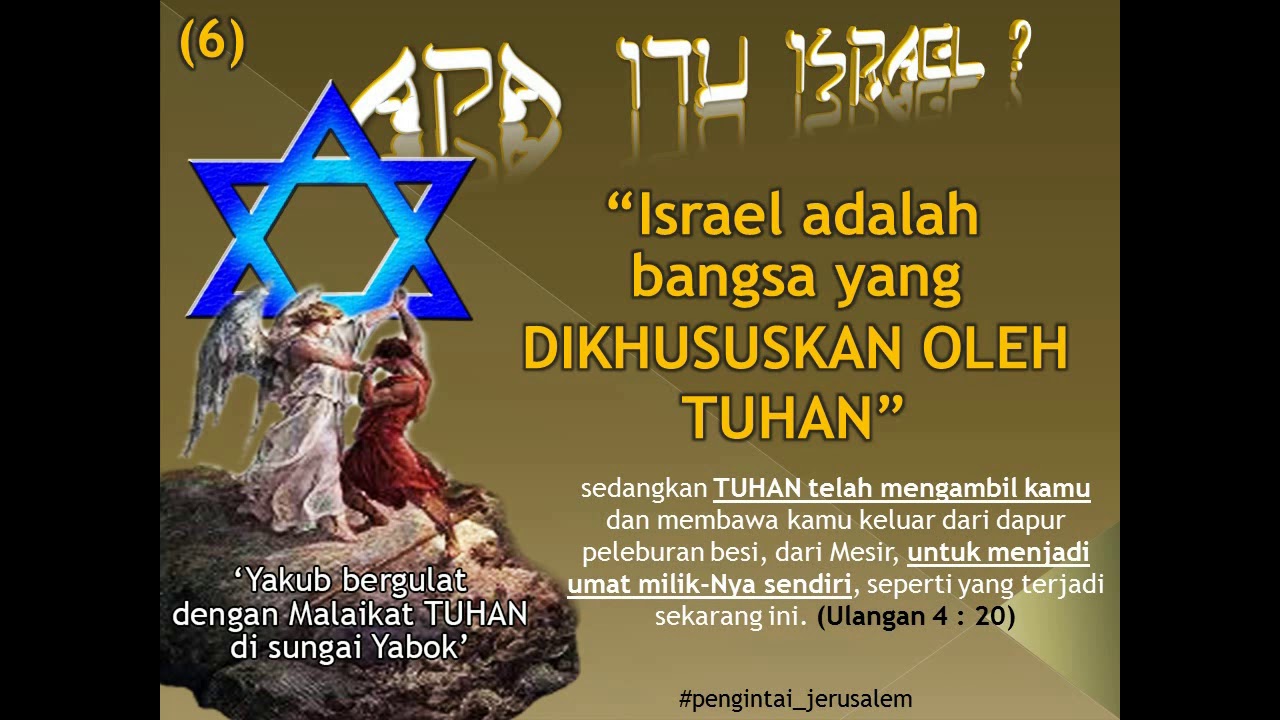 (1) APA ITU ISRAEL ??? (Pdt. Marthen A. Su, S.Th) - YouTube