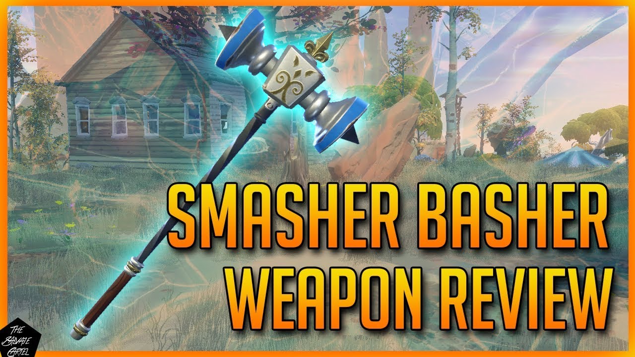 FORTNITE STW: SMASHER BASHER IN-DEPTH WEAPON REVIEW! - YouTube