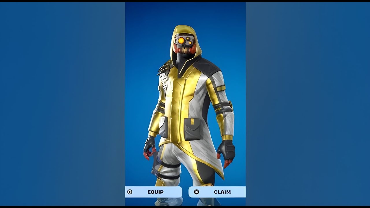 Fortnite Golden Archetype Skin - VR Gameplay (special skin Zb BR) - YouTube