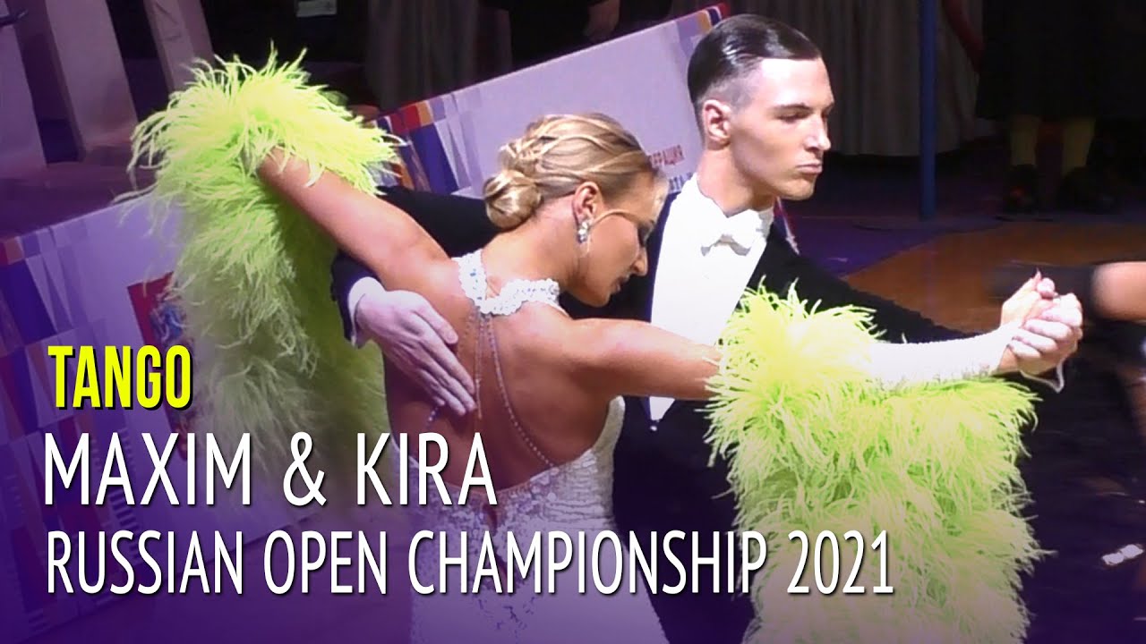 Tango = Maxim Pugachev & Kira Oxas = 2021 Russian Open Championship Adult Ballroom - YouTube