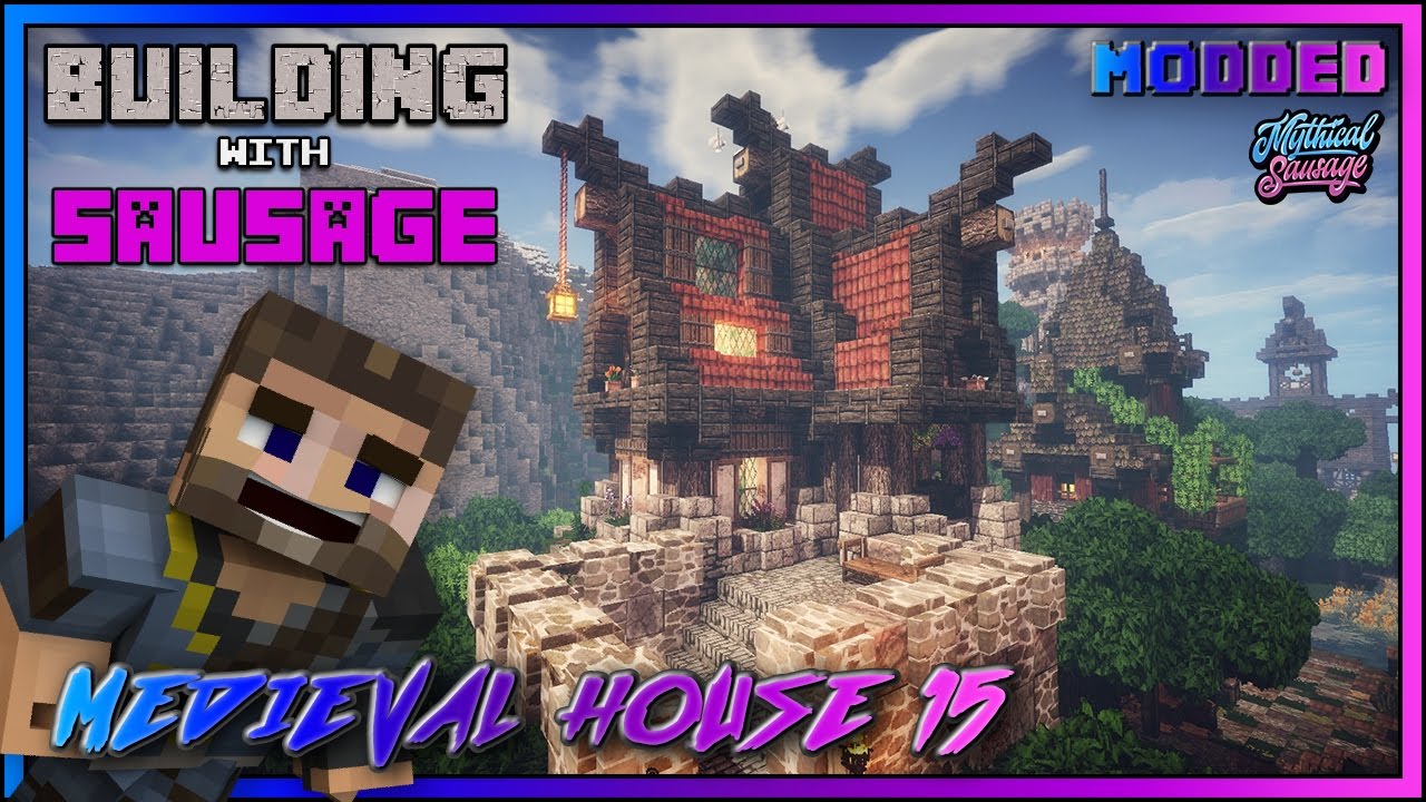 Minecraft - Building with Sausage - Medieval House 15 [Conquest ...