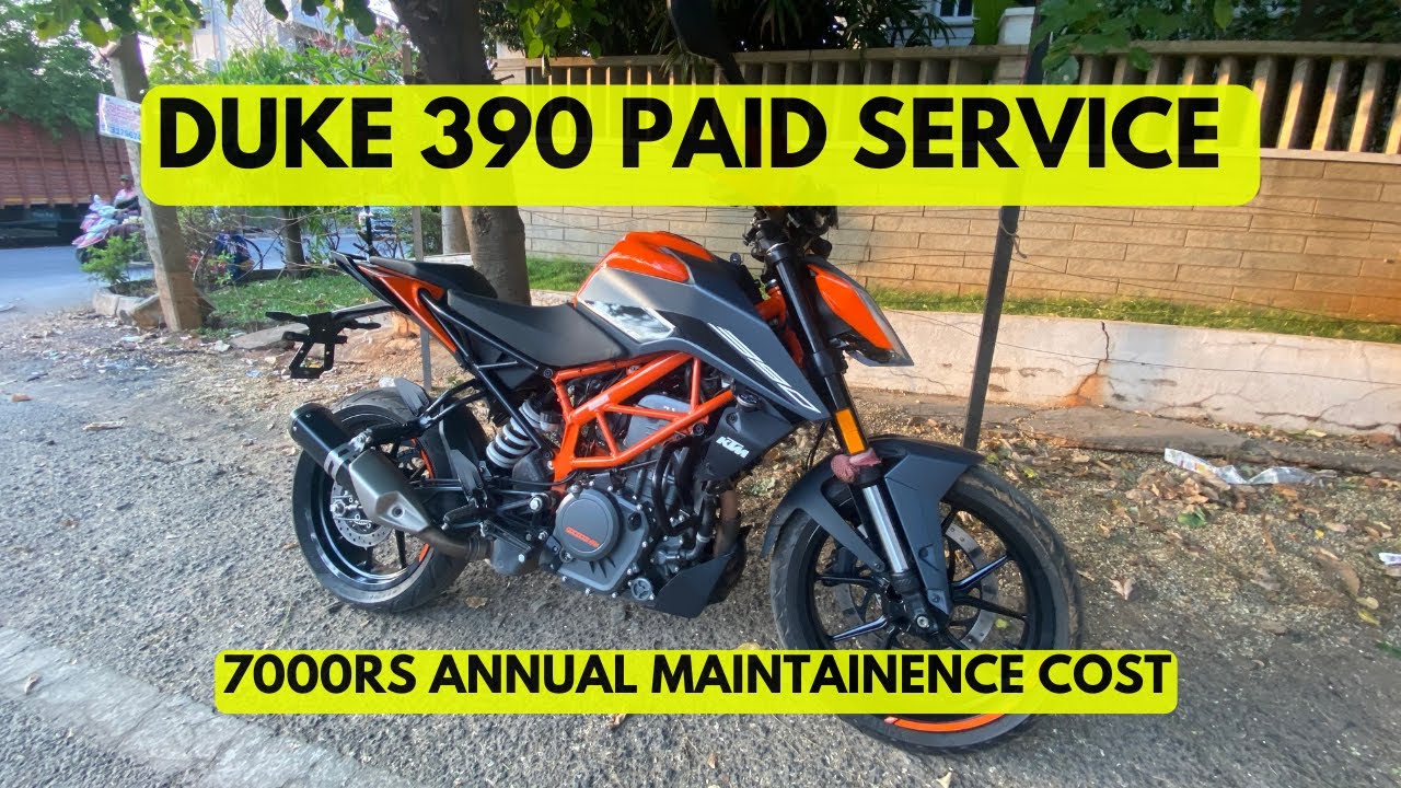 KTM Duke 390 Service Cost | Key Set Replacement | Annual Maintenance ...