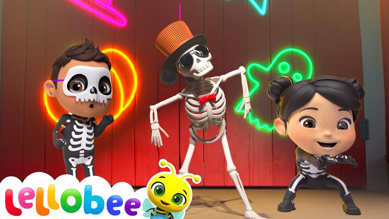 Groovy Skeleton Dance! Learn the Coolest Halloween Moves! 💀🎶 | 🍯 ...
