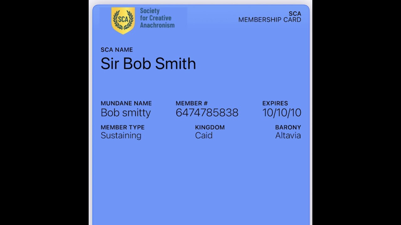 Adding your SCA Membership Card to the Wallet app on your phone. - YouTube