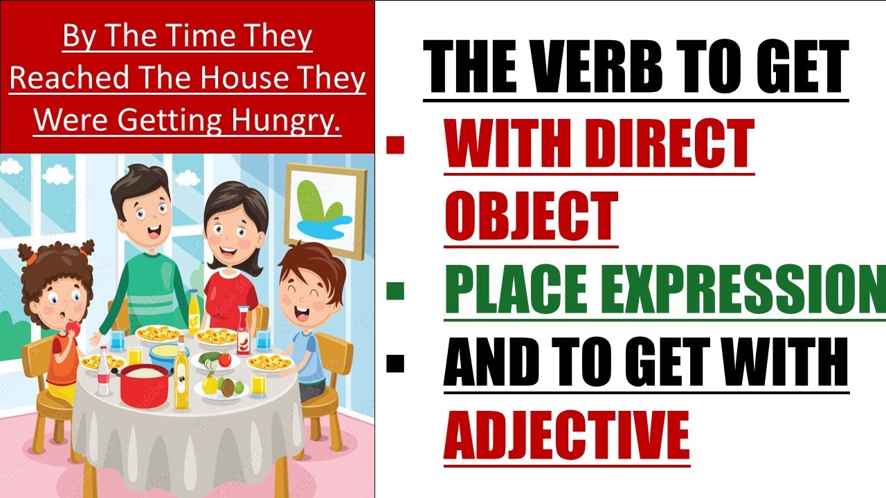 How to use GET in English || verb to get || Get with direct object ...