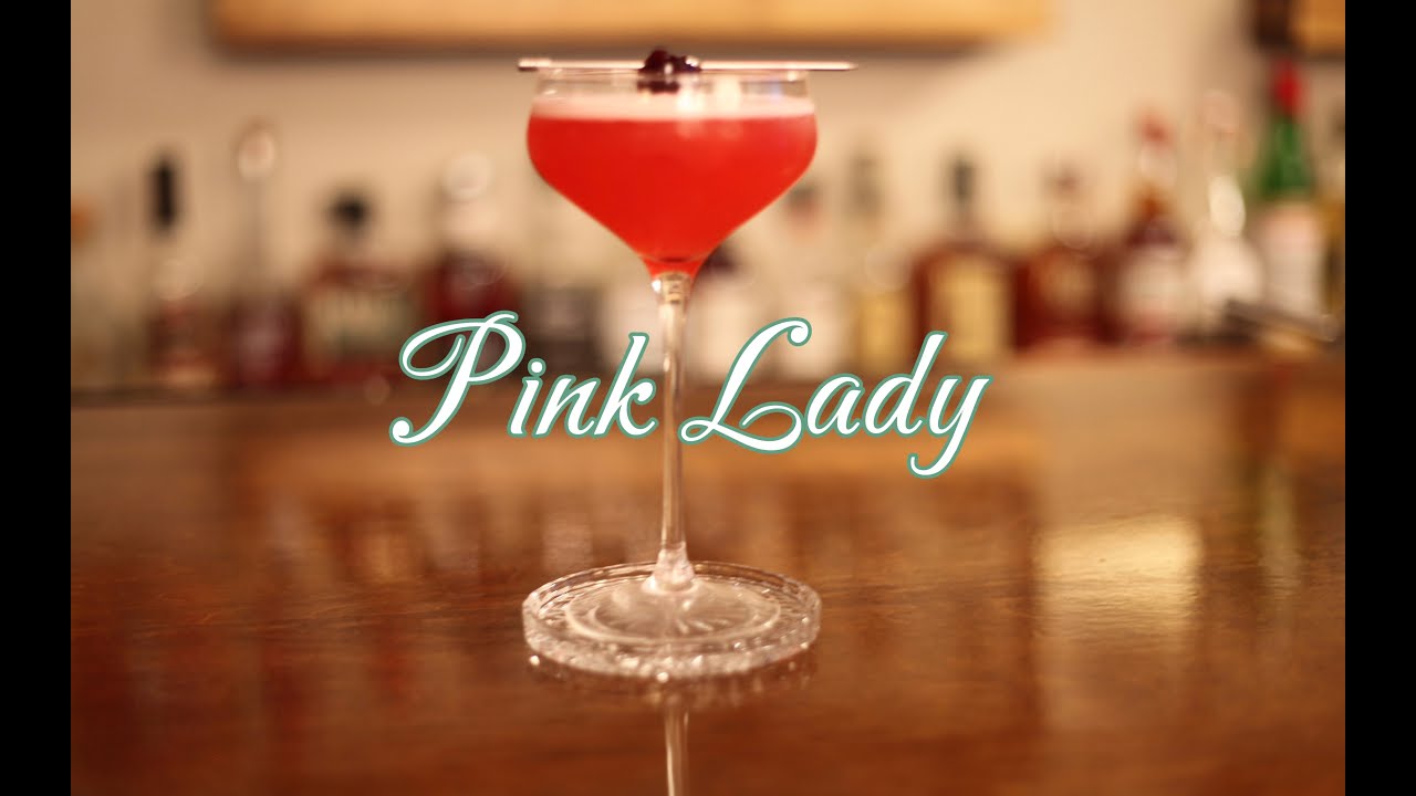 Making a Pink Lady, It's not just a Prohibition Classic. - YouTube