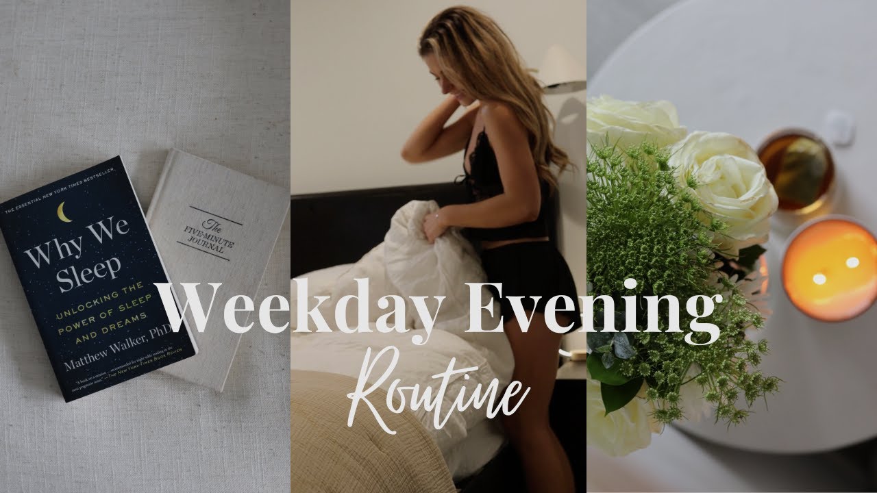 My realistic evening routine ☁️ cozy, relaxing, & aesthetic after work ...