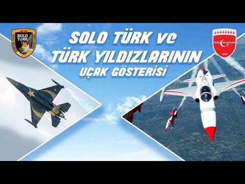 Solo Türk ve Türk Yıldızları'nın 19 Mayıs'a özel gösterisi