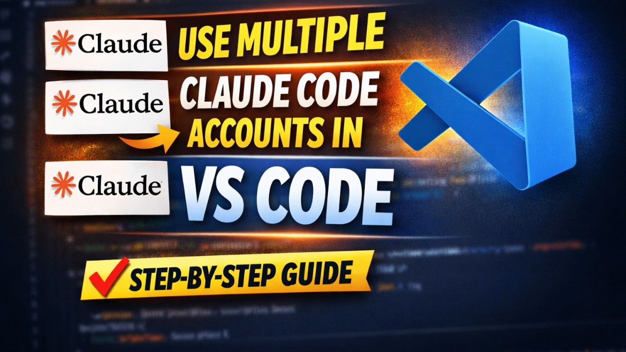 How to Use Multiple Claude Code Accounts in VS Code (Step-by-Step Guide ...