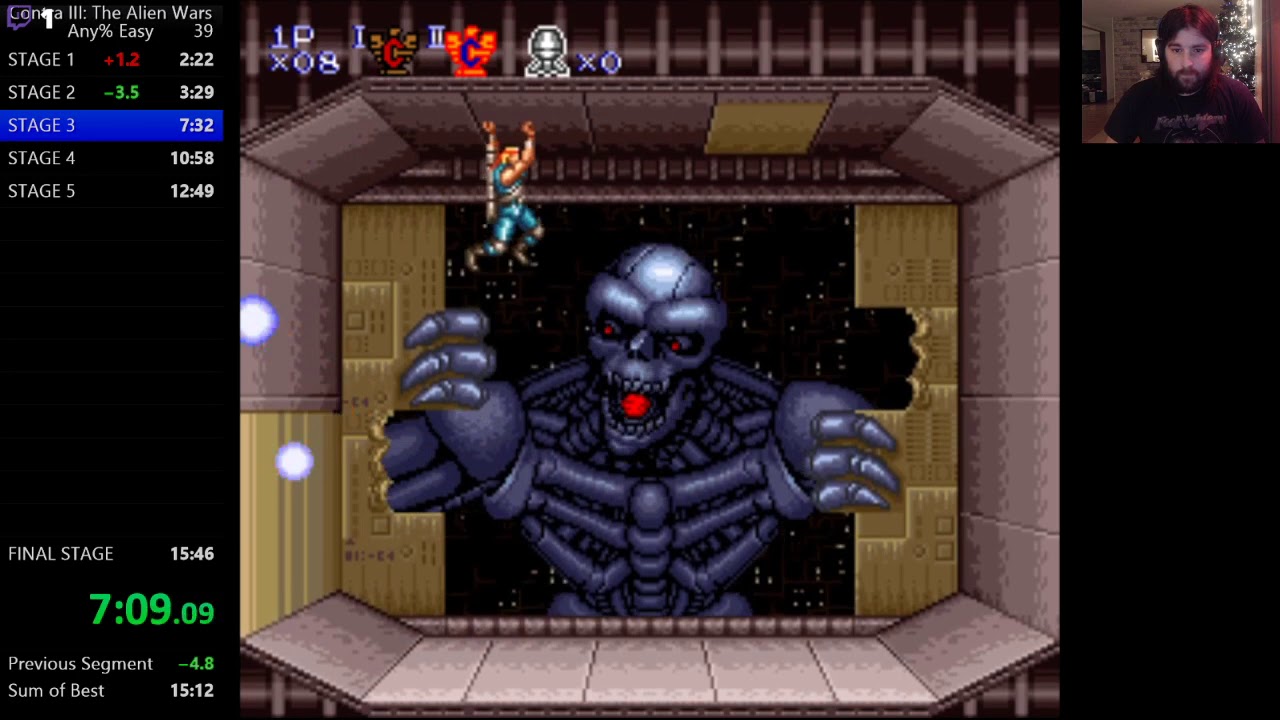 contra III : The alien wars Any % in 15:22 Pb by Grisgotjunk - YouTube