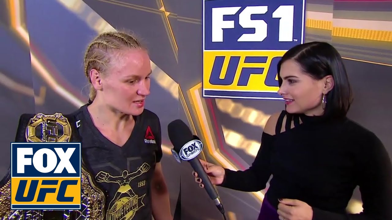Valentina Shevchenko speaks after winning Flyweight belt | INTERVIEW ...