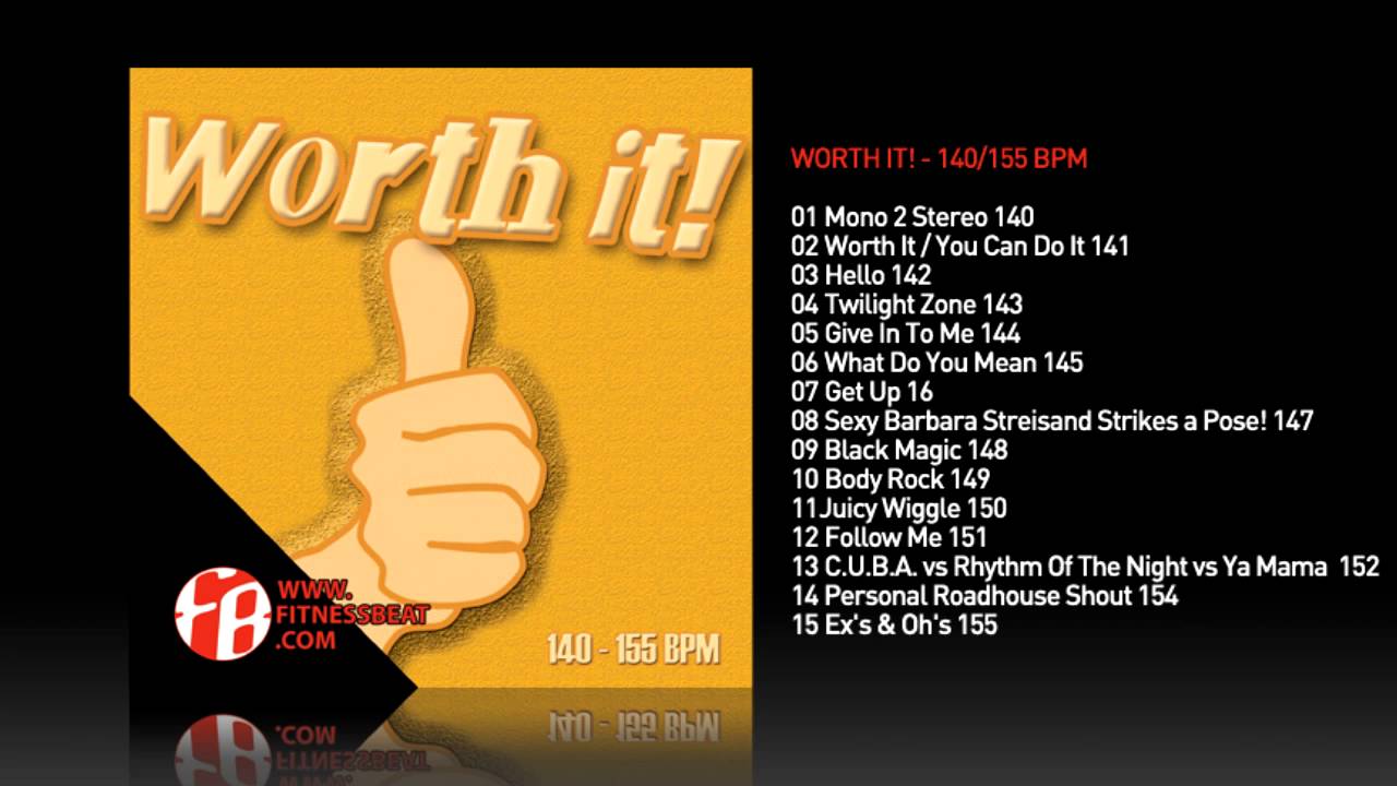 Worth It 140 - 155 BPM // Fitness Beat - YouTube
