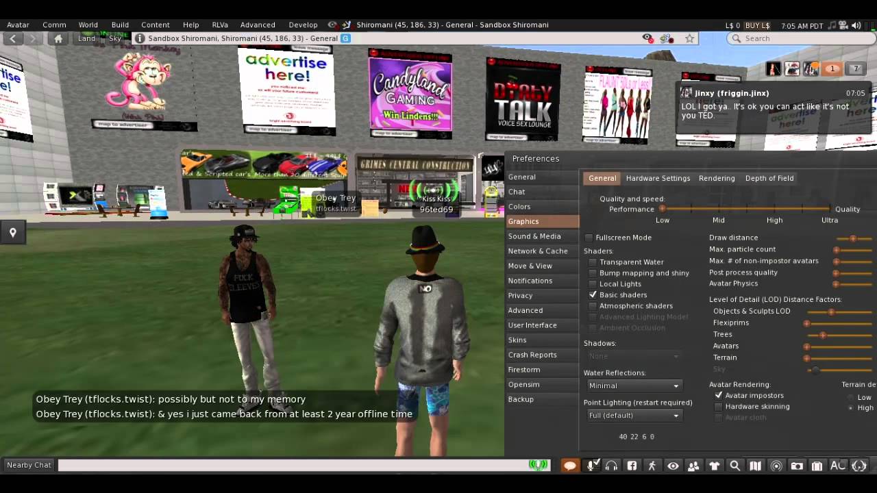 Second Life: Ted Life "Voice morph 1" (Trolling) - YouTube