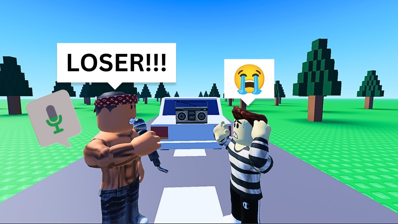 Messing With People In Roblox VC Hangout - YouTube