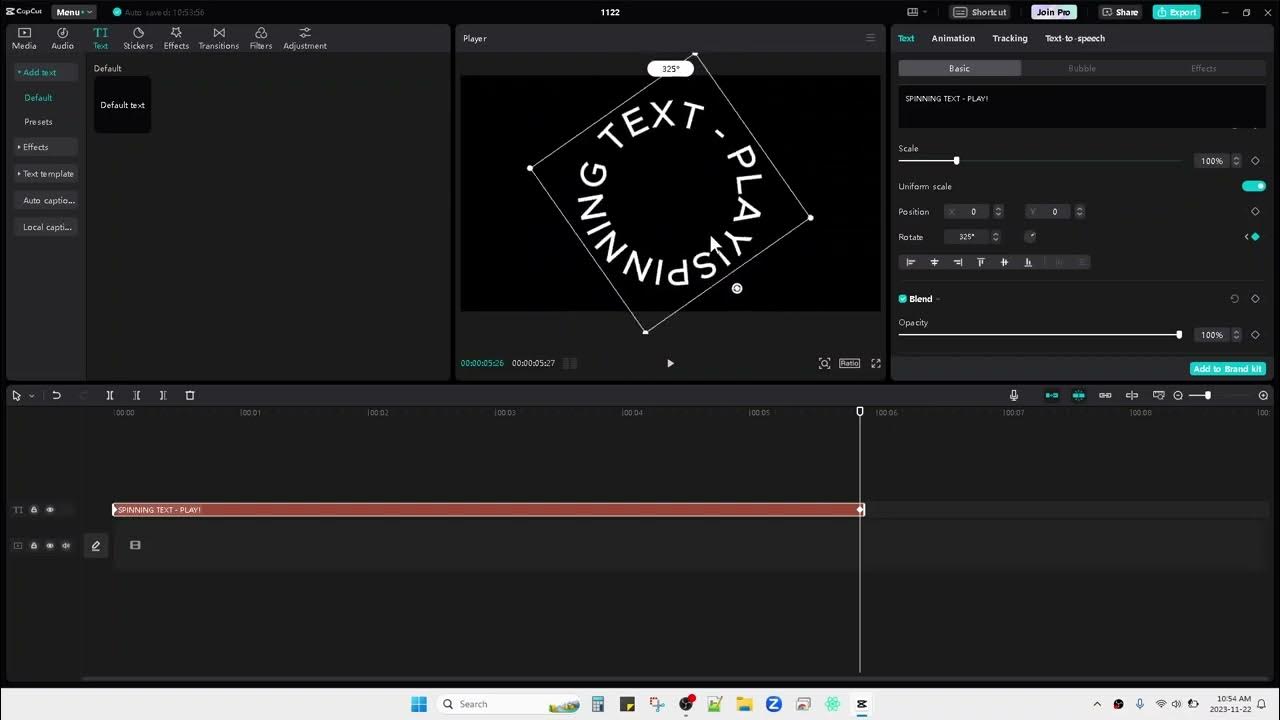 ~ How to Create Cool Spinning Text in Your Videos? Easy Animation Tutorial! - CapCut Tutorial ...
