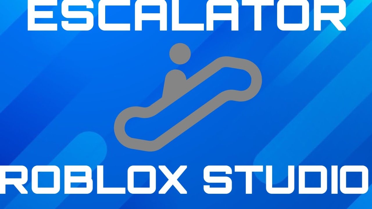 Escalator || Roblox Studio - YouTube