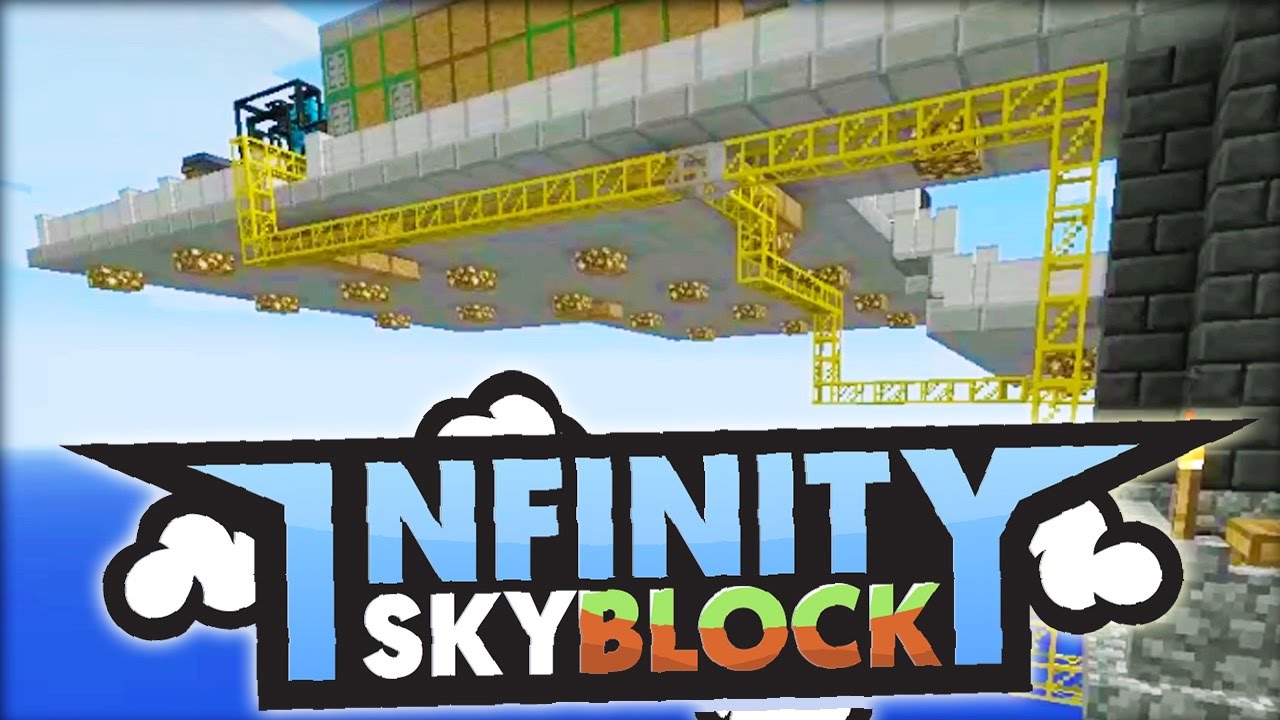 Transportsystem UNTER der Insel! - FTB INFINITY SKYBLOCK #66 - YouTube
