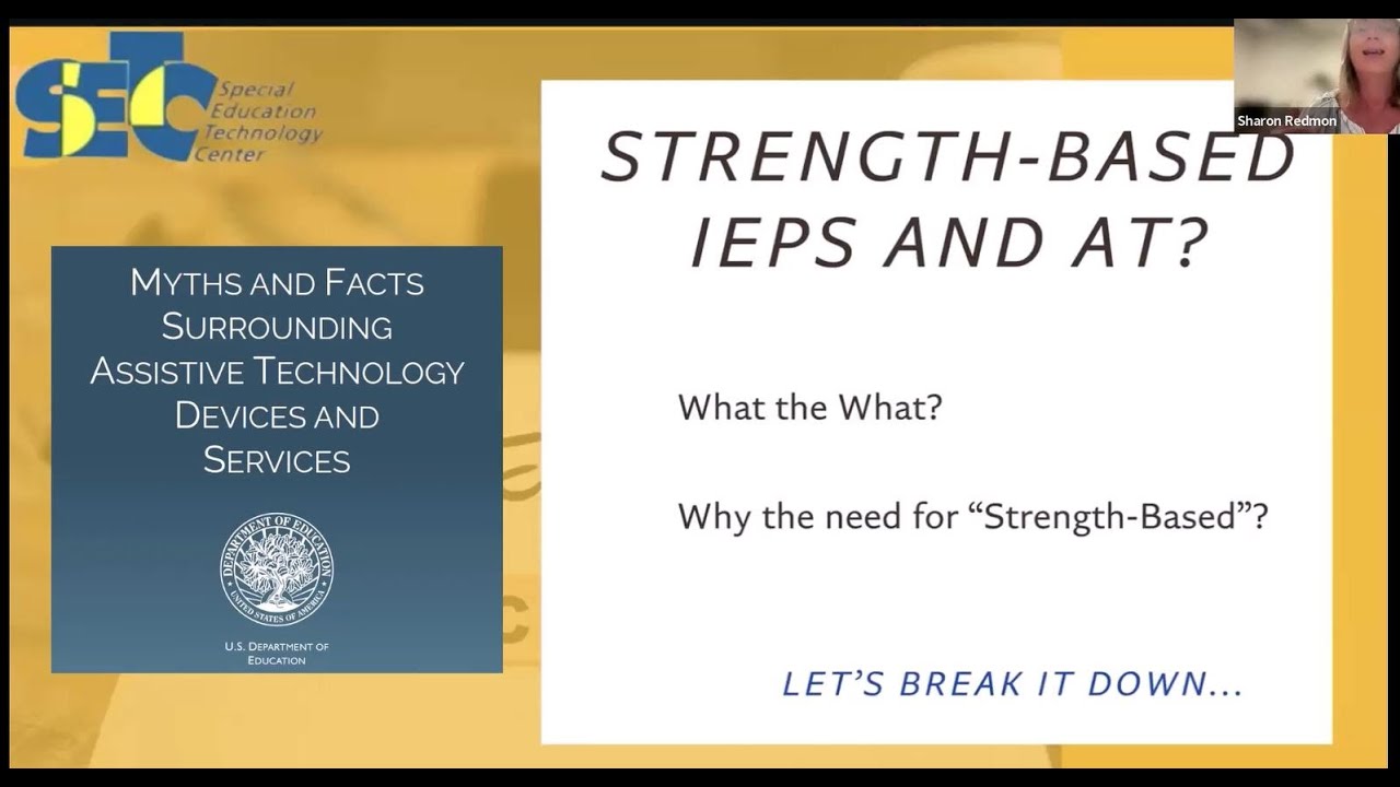 AT Myth Busting - Assistive Technology & Strength-Based IEPs - YouTube