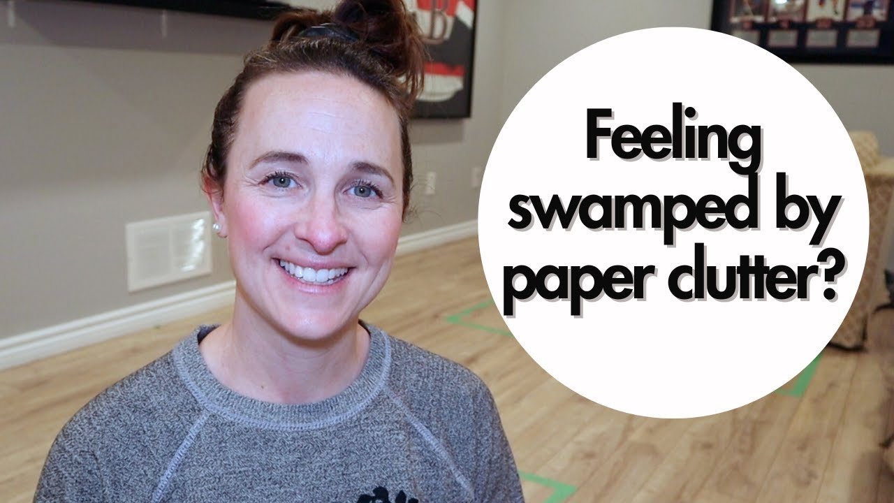 Tips for managing paper - and keeping the clutter out! - YouTube