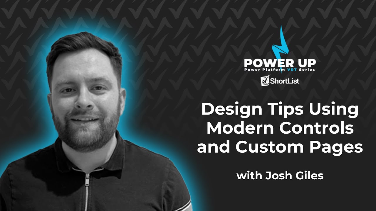 Design Tips Using Modern Controls and Custom Pages - YouTube