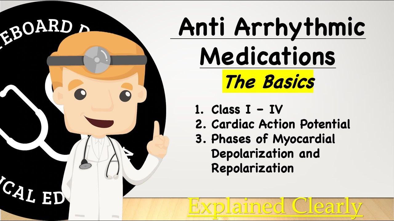 Anti-Arrhythmic Drugs Explained: Cardiac Action Potential & Drug ...