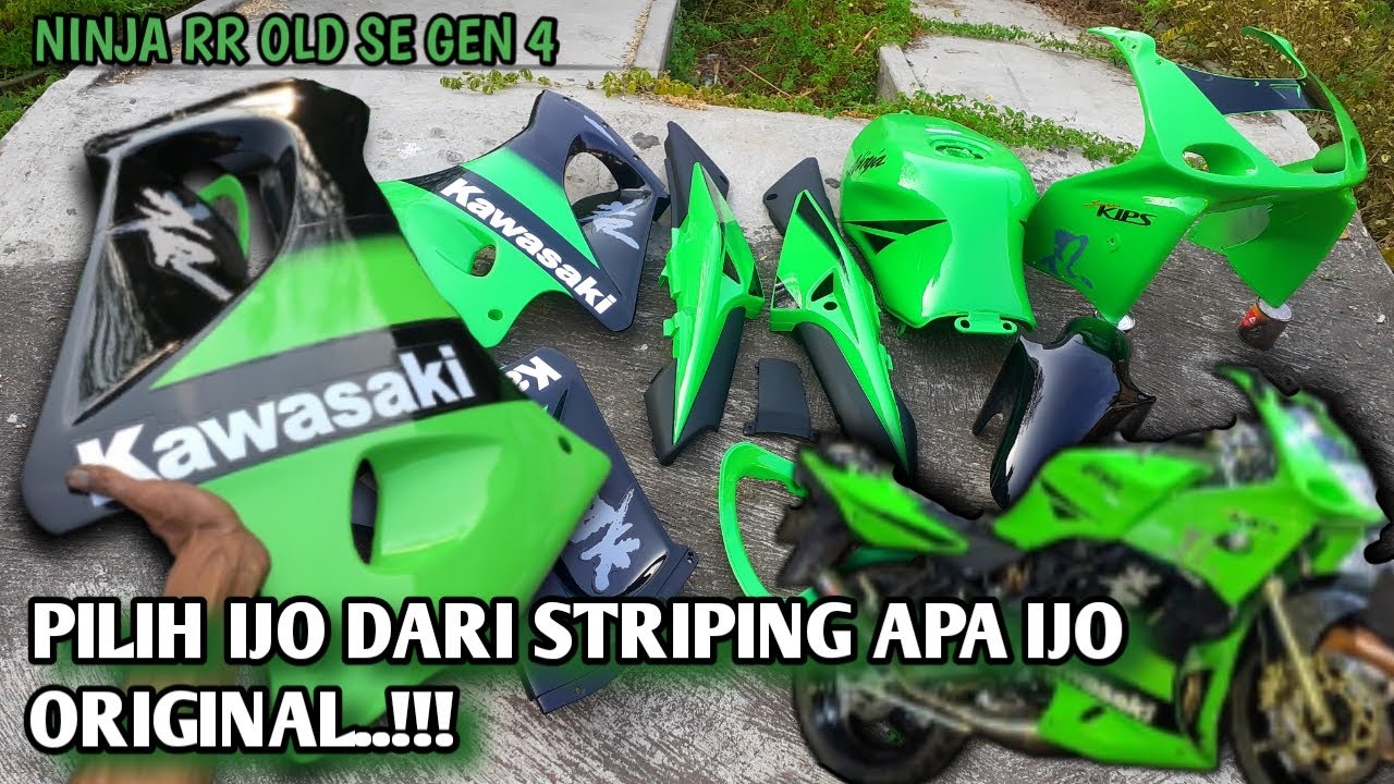 PILIHAN CAT IJO YANG PAS UNTUK REPAINT NINJA RR OLD SE GEN 4..!!! CAT ...