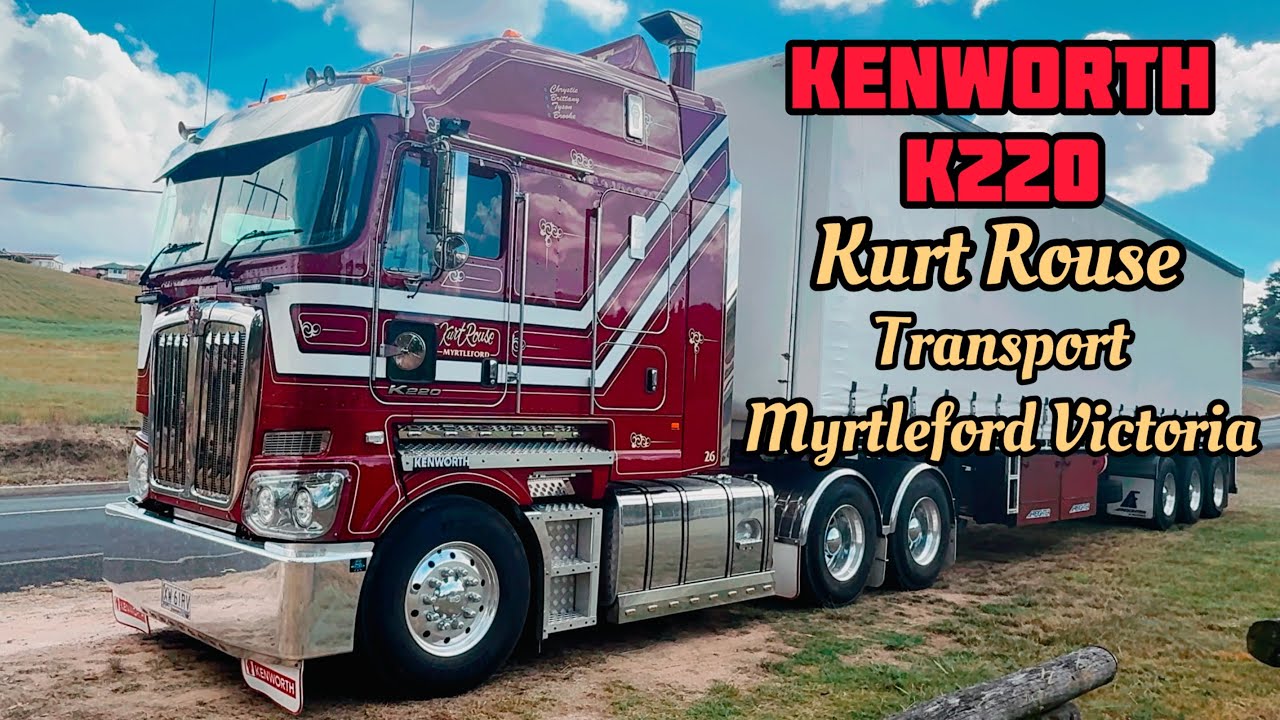 Kenworth K220 2024 model Kurt Rouse Transport, Myrtleford Victoria # ...