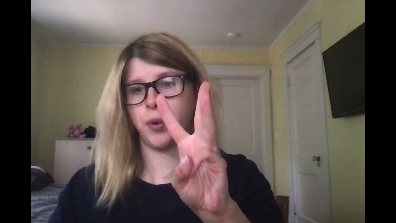 Wednesday in ASL - YouTube