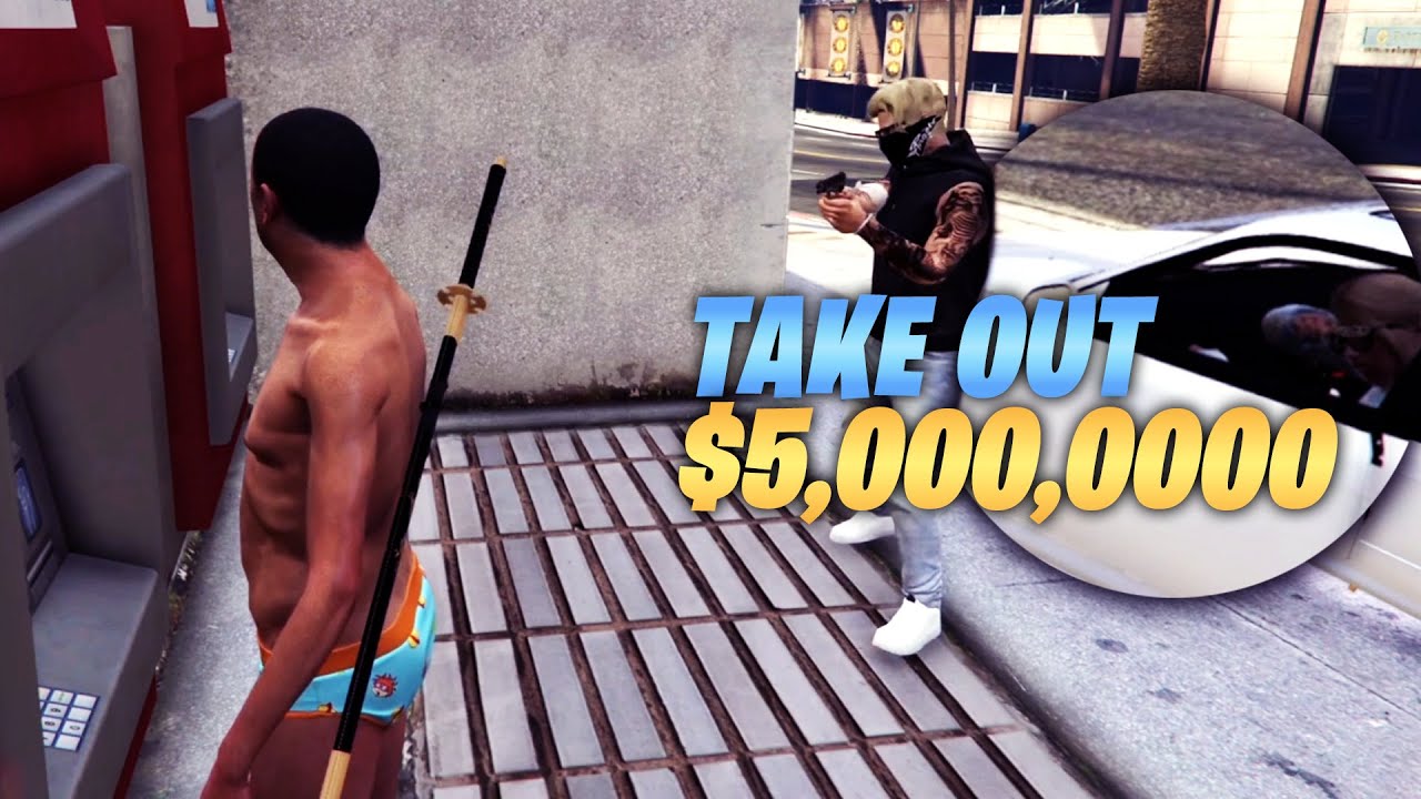 The Angels force Mr. K to take money out of the ATM | NoPixel GTA RP ...