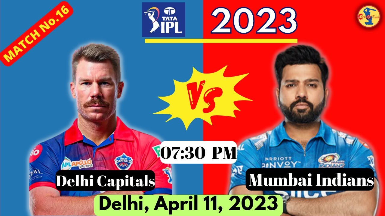 IPL 2023 | Data Visualisation of Match 16 | DC Vs MI | #ipl2023 # ...