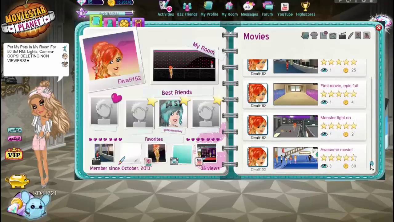 My Irl Friend's Old 2013 MSP Account! - YouTube