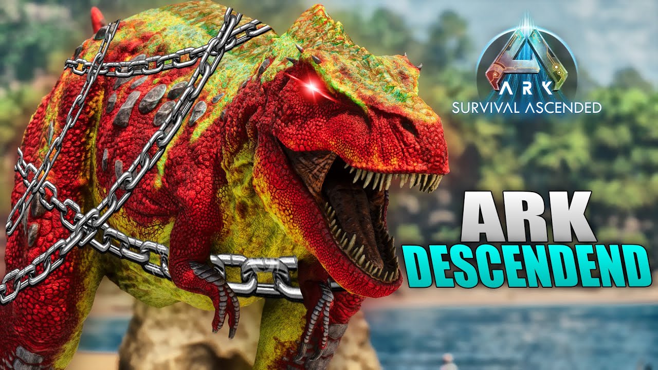 TUVE que ENCADENAR a ÉSTE REX y LUCHAR por MI VIDA... - ARK DESCENDED ...