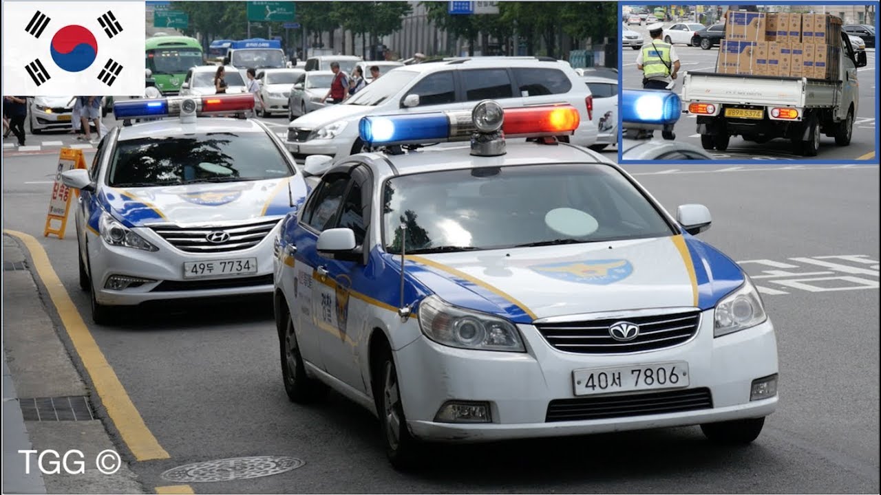 South Korean Police Car