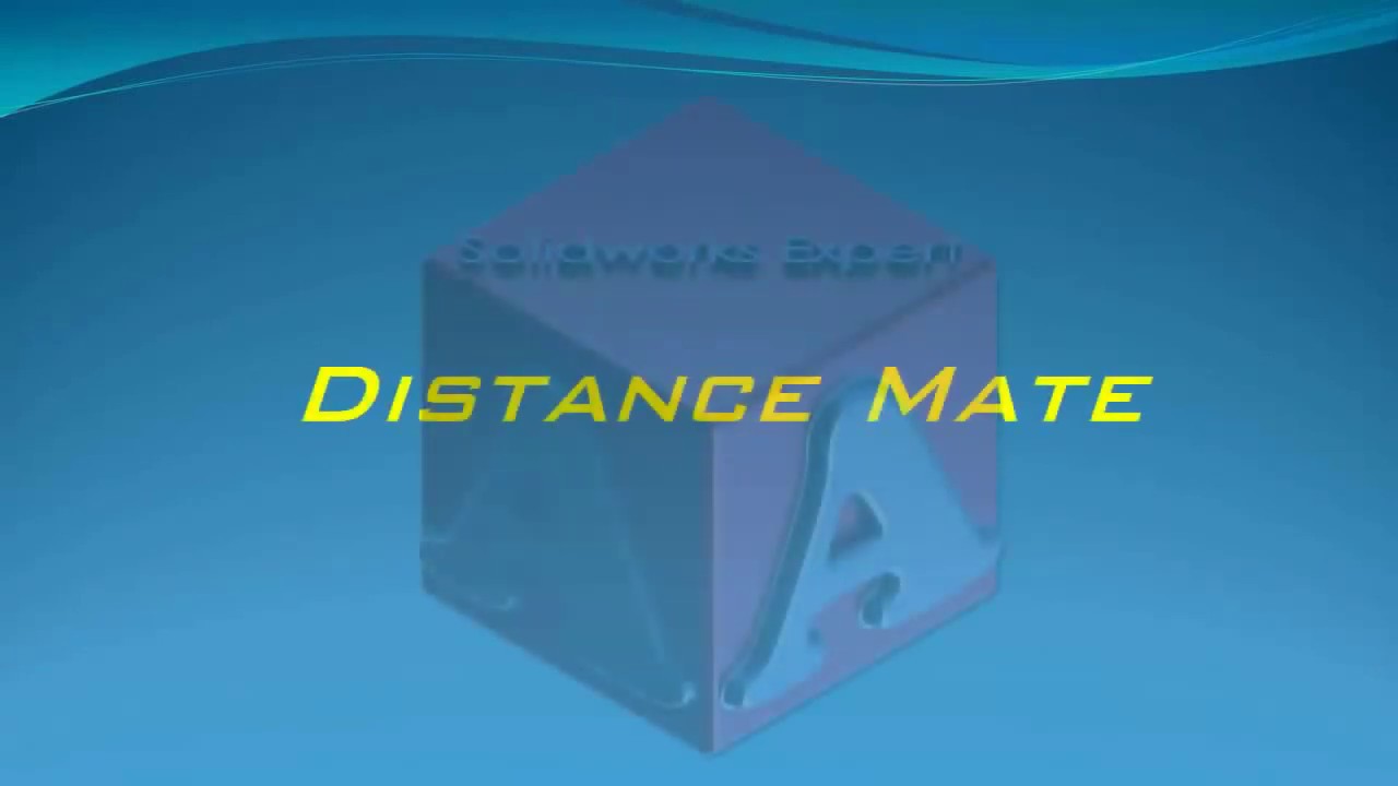 SolidWorks Essential 52 Assembly Distance Mate Bangla - YouTube