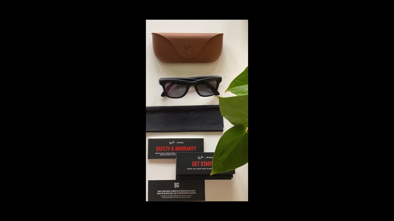 UNBOXING THE META RAYBAN SUNGLASSES - YouTube