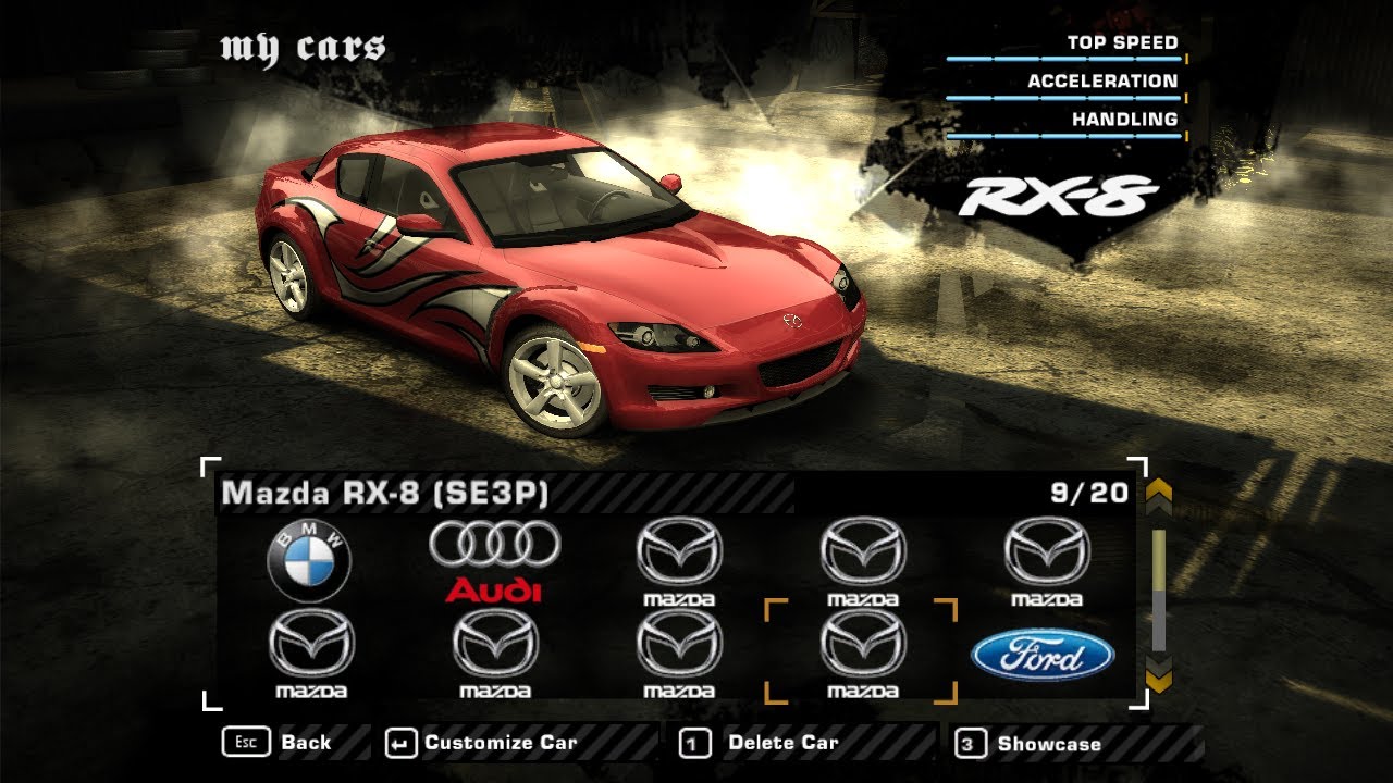 Need for Speed: Most Wanted — Mazda RX-8 (SE3P) (Mia; opening variant ...